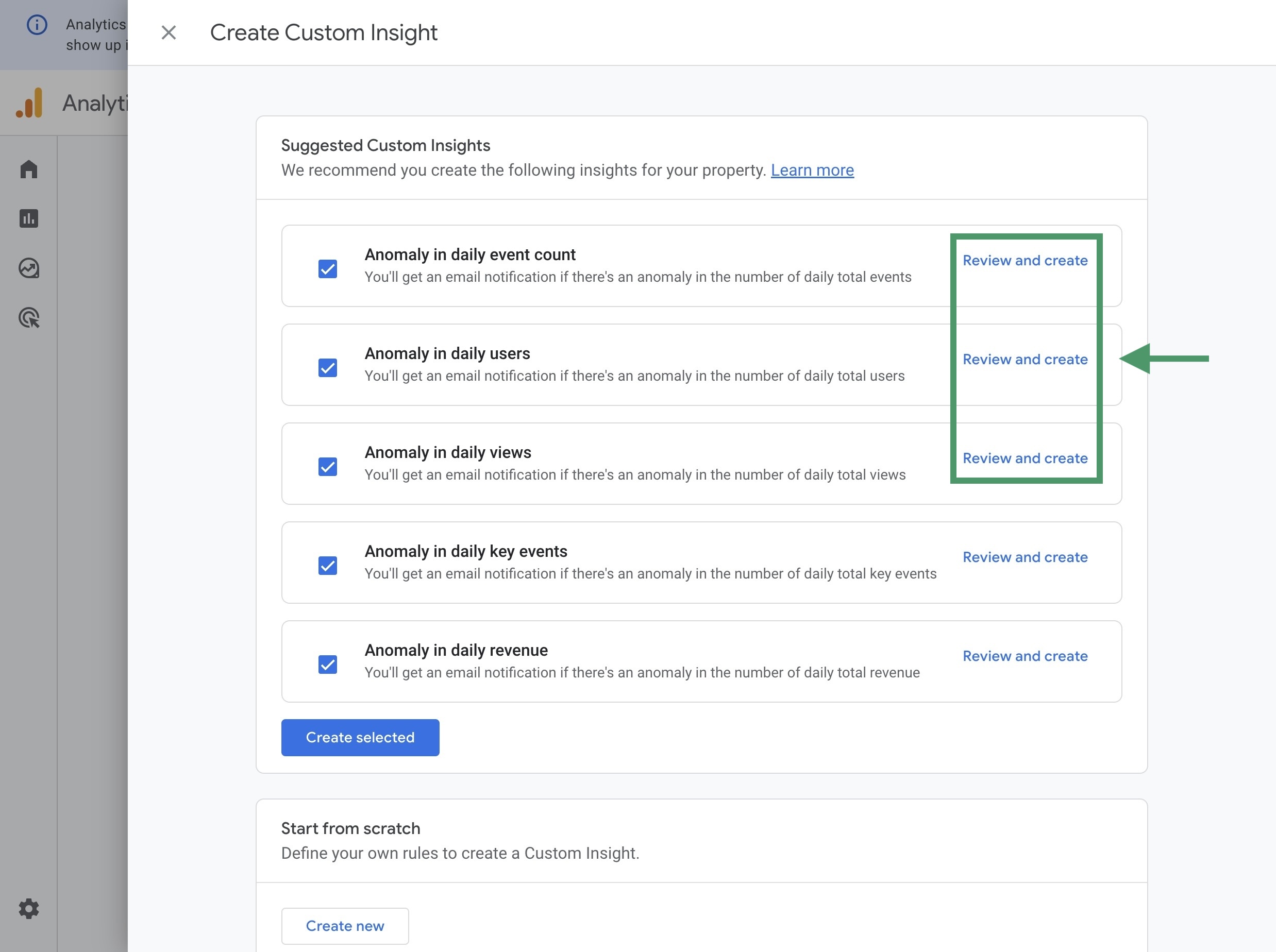 Setting up Google Analytics 4 Alerts – Concept3D Help
