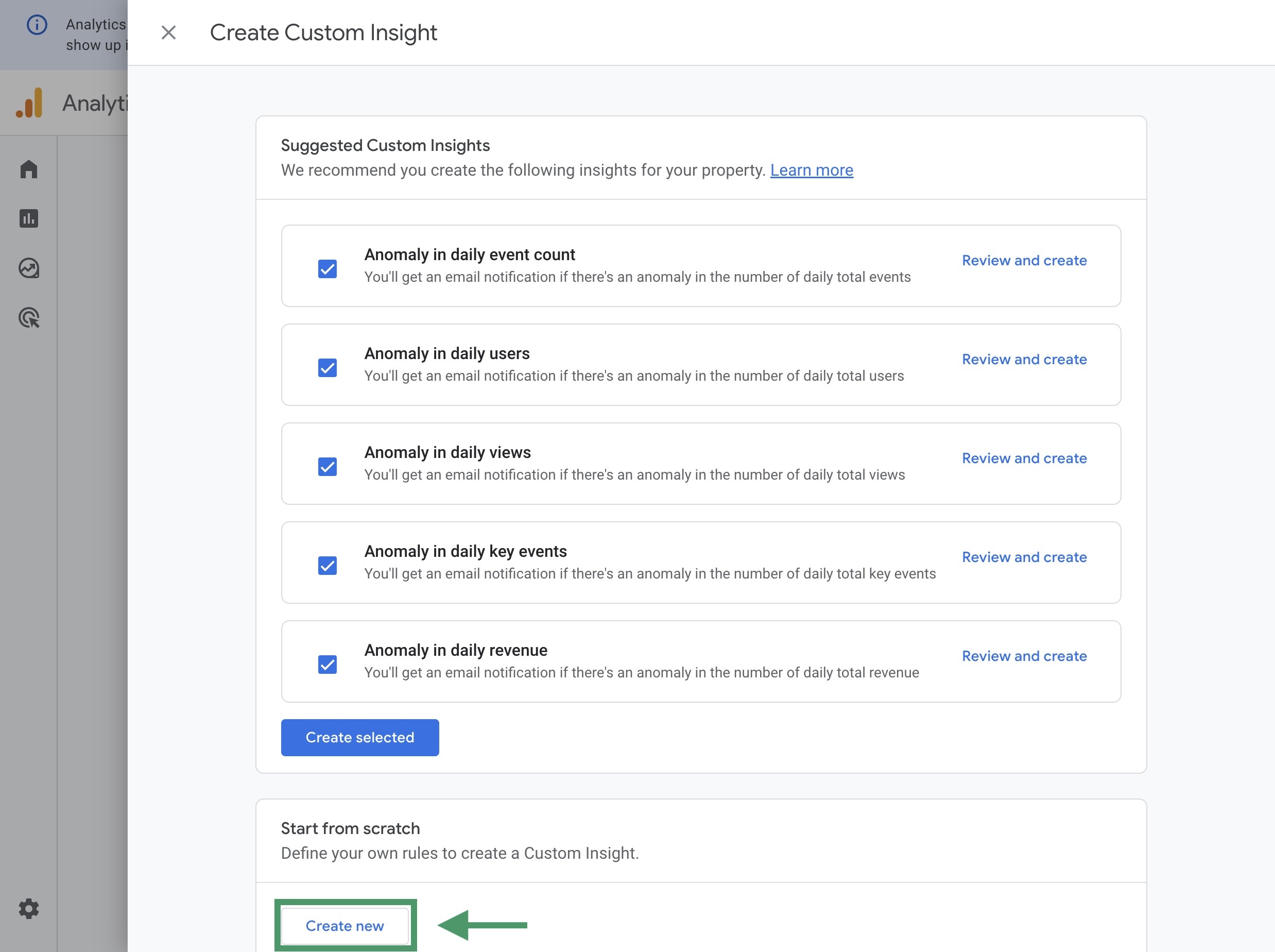Setting up Google Analytics 4 Alerts – Concept3D Help