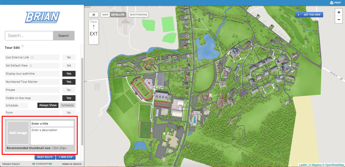 How to Create a Map Tour and General Tour Settings – concept3D Help
